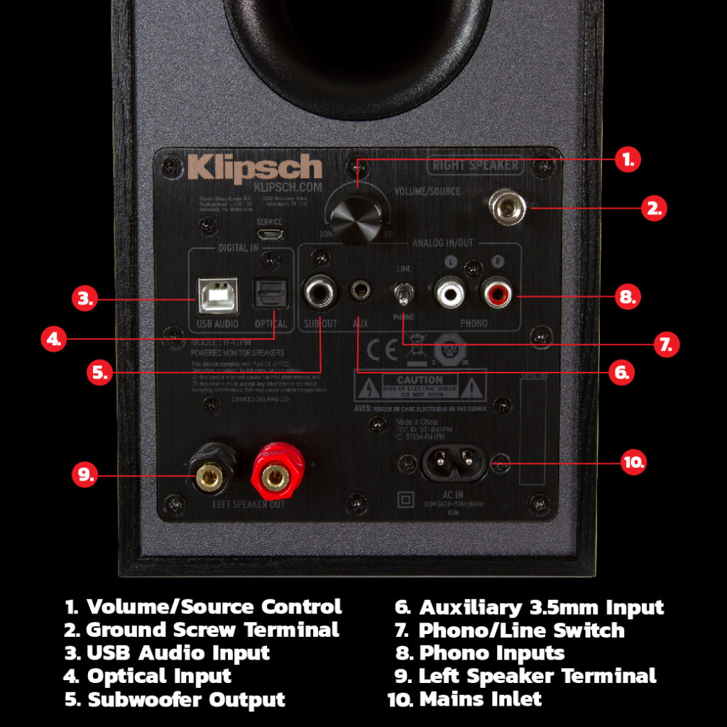 เจาะลึกฟังชั่น Klipsch R-41PM Powered Speaker – เครื่องเสียง Sound-Republic