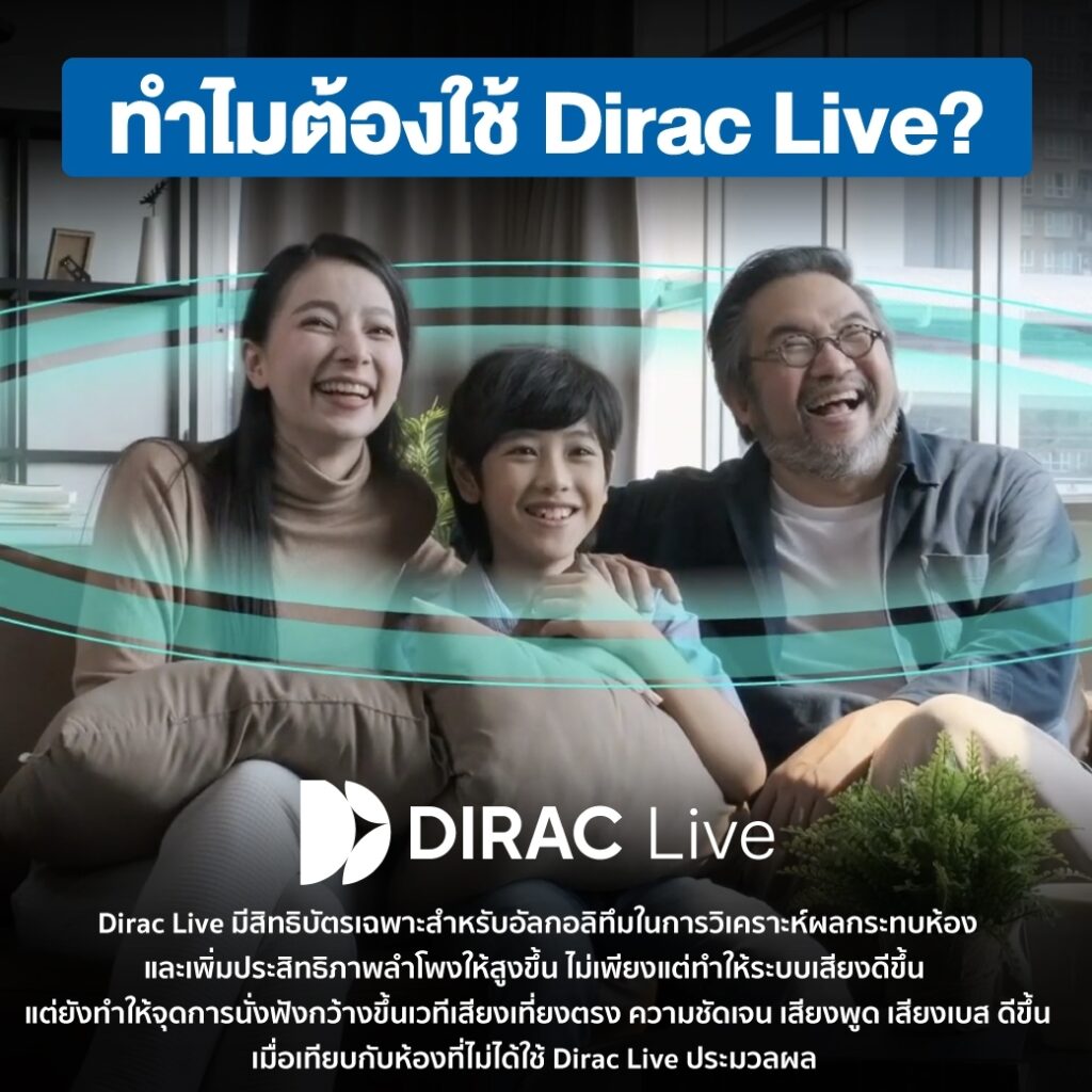 ยกระดับคุณภาพเสียงด้วย DIRAC LIVE – เครื่องเสียง Sound-Republic