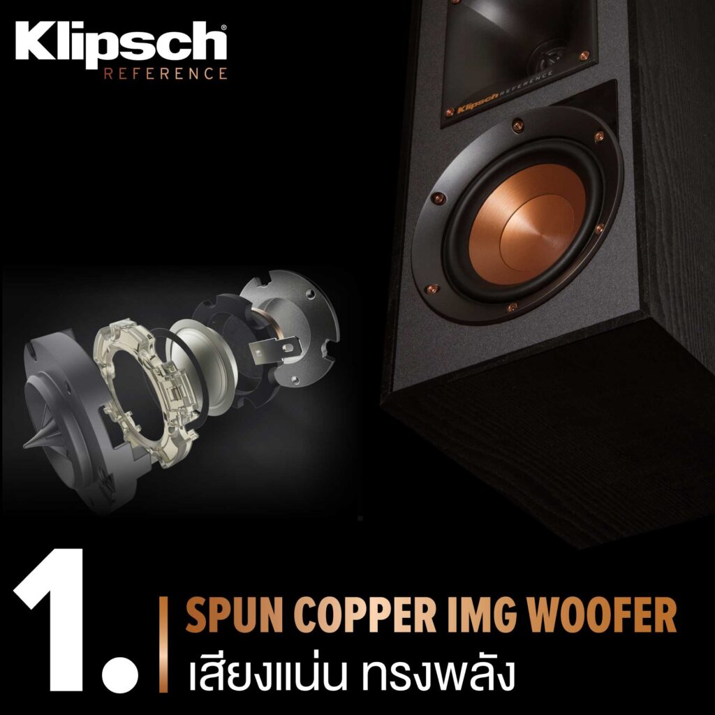 ลำโพงพาวเวอร์ Klipsch R-41PM Powered Speaker – เครื่องเสียง Sound-Republic