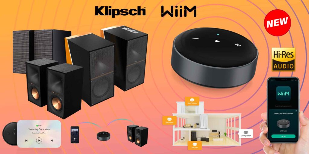 Wiim Mini ตัวช่วยสตรีมเสียงให้กับลำโพง Klipsch Heritage Inspired | Sound-Republic.com