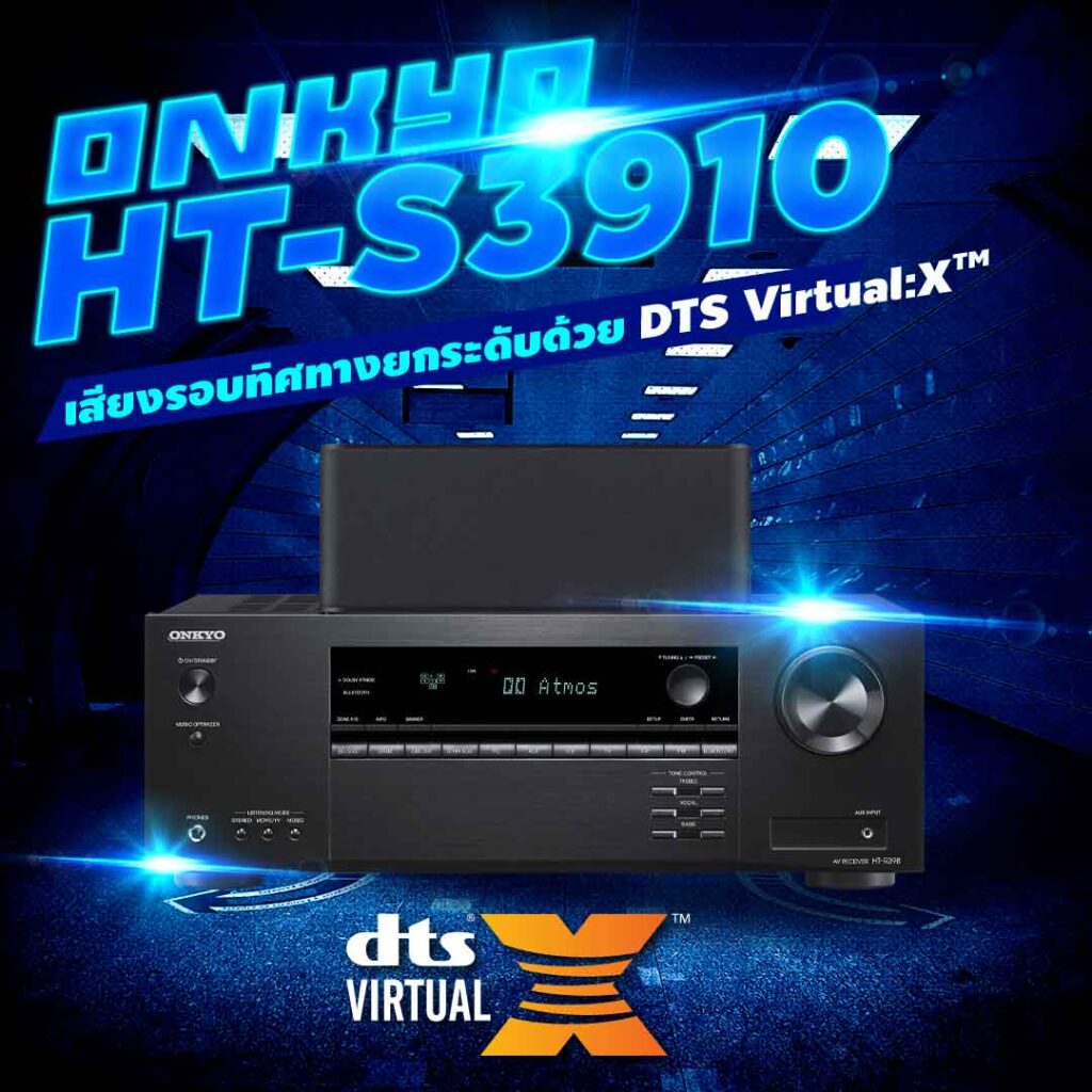 ชุดลำโพงมินิโฮมเธียเตอร์ Onkyo HT-S3910 Home Theater 5.1 System ...