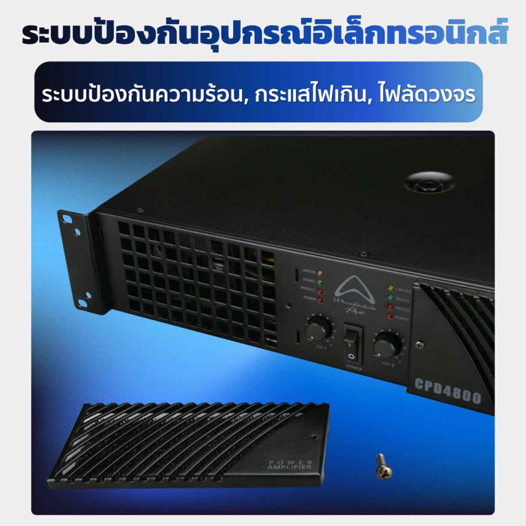 เพาเวอร์แอมป์ Wharfedale Pro CPD1600 Power Amplifier – เครื่องเสียง ...