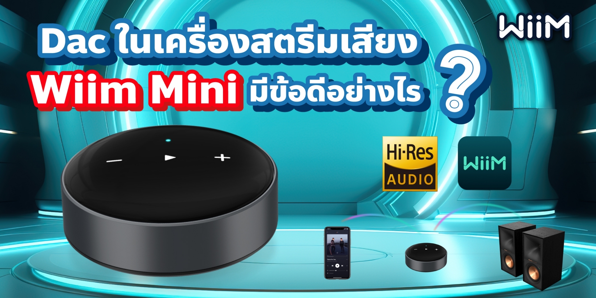 Dac ในเครื่องสตรีมเสียง WiiM Mini มีข้อดีอย่างไร | Sound-Republic.com