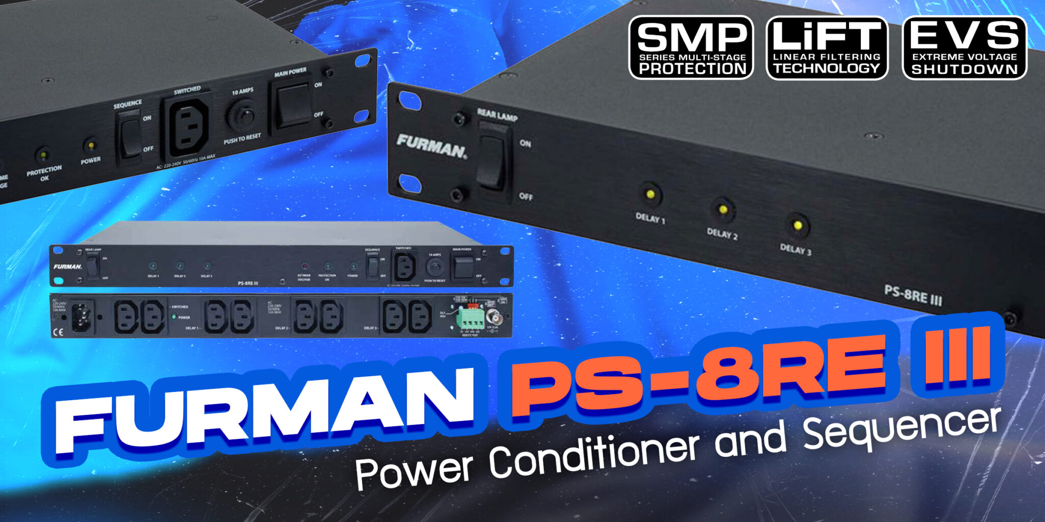 เครื่องกรองไฟ Furman PS-8RE III Power Conditioner and Sequencer | Sound ...