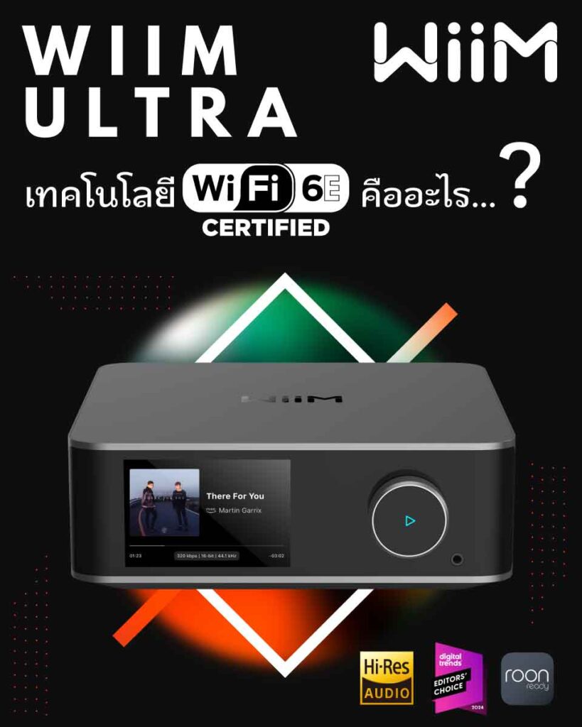 เทคโนโลยี Wi-Fi 6E ใน WiiM Ultra คืออะไร – เครื่องเสียง Sound-Republic